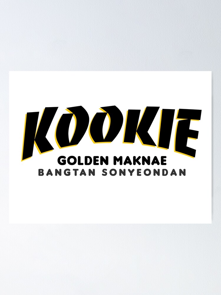 "BTS Jungkook a.k.a Kookie, The Golden Maknae" Poster for Sale by ...