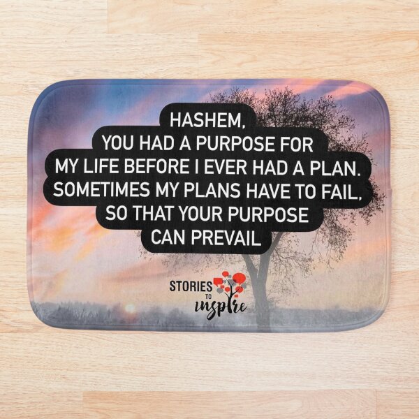 "Hashem, du hattest einen Zweck für mein Leben, bevor ich jemals einen ...