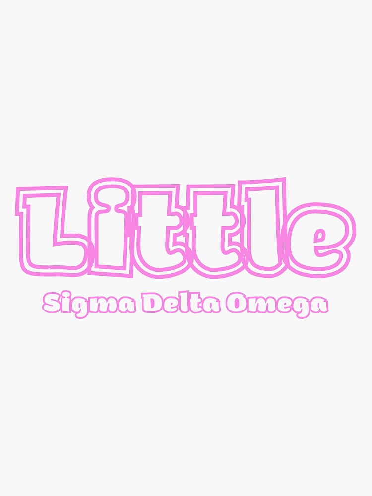 "Little Pink" Sticker for Sale by sdo1 | Redbubble