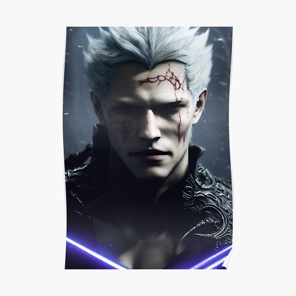 "Vergil DMC 5 Remastered" Poster for Sale by fallen1art | Redbubble