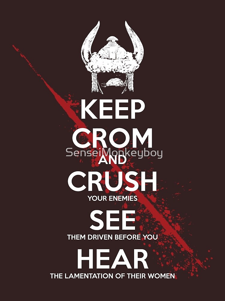 "KEEP CROM" Art Print for Sale by SenseiMonkeyboy | Redbubble