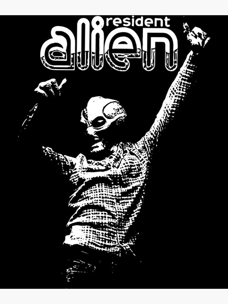 Póster «Valentía Basado en Cómics Fuerte Residente Alienretro Wave» de ...