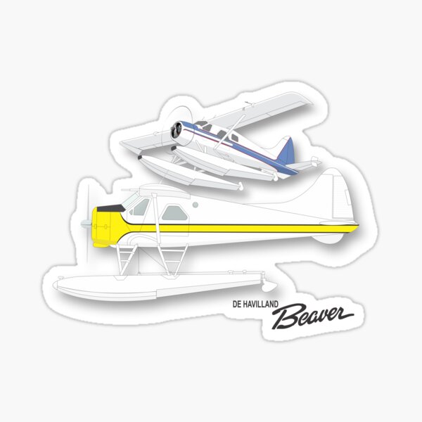 "de Havilland Beaver Floatplanes" Sticker for Sale by GregThompson ...
