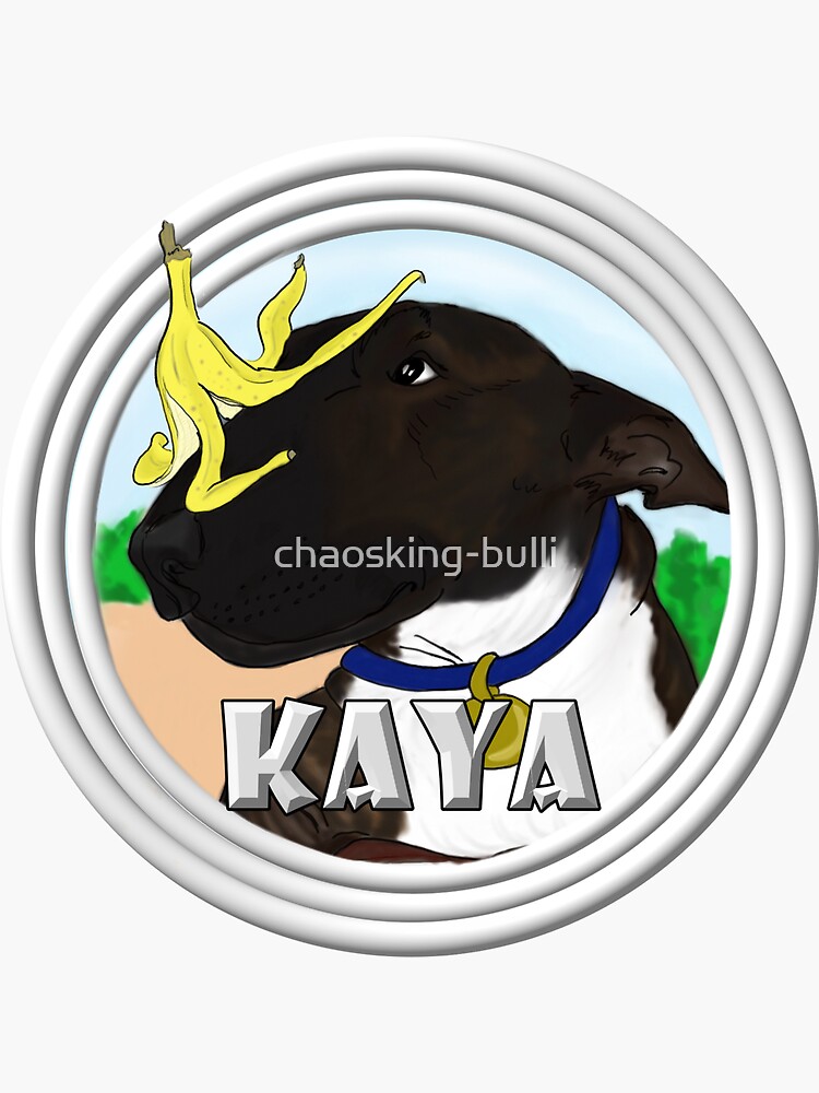 "Sticker Kaya" Sticker for Sale by chaosking-bulli | Redbubble