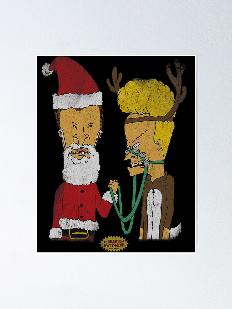 "Beavis and Butt-Head Christmas Costumes" Poster for Sale by ...