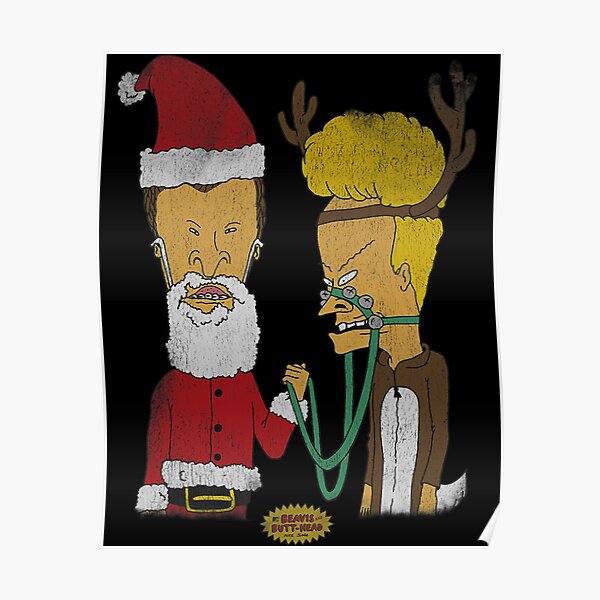 "Beavis and Butt-Head Christmas Costumes" Poster for Sale by ...