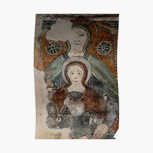 "Virgin Mary with her mother, Saint Anne" Poster for Sale by ...