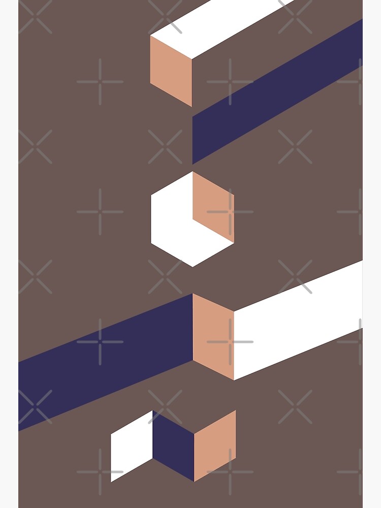 "geometric shapes timeless design" Poster for Sale by frickedesign ...