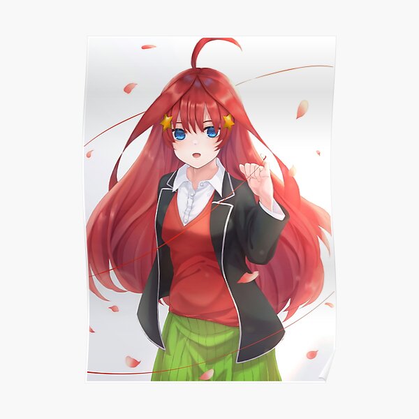 Póster «Itsuki Nakano Los quintillizos por excelencia Manga» de ...