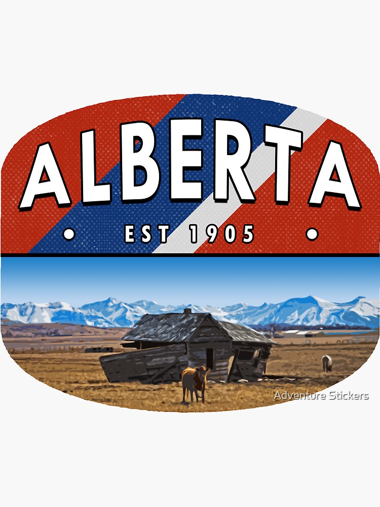 "Alberta" Sticker for Sale by tysonK | Redbubble