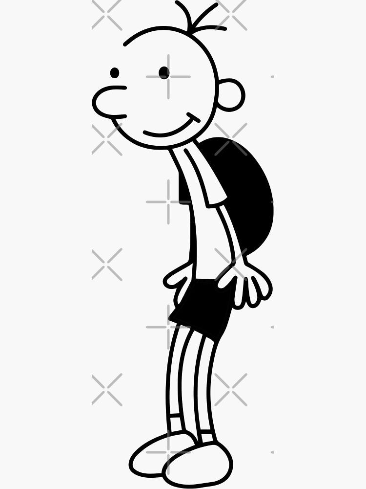 "Diary of Wimpy Kid Graphic Retro " Sticker for Sale by kotasreysq ...
