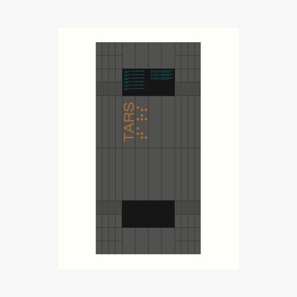 "TARS from Interstellar" Art Print by camink | Redbubble