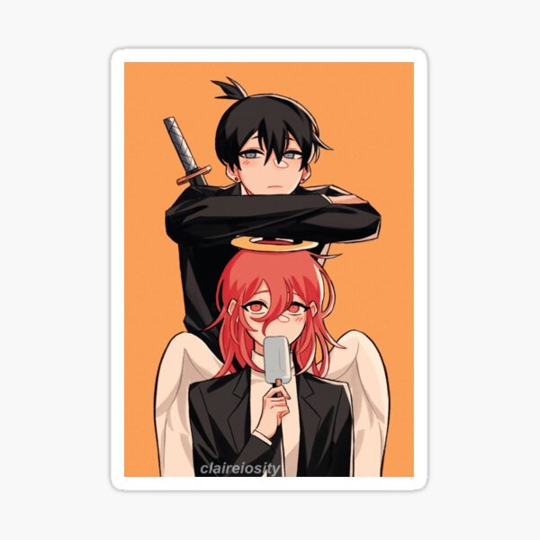 "akiangel height difference " Sticker for Sale by Sake123231 | Redbubble