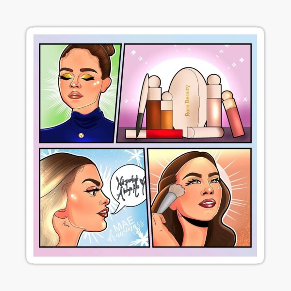 "rare beauty" Sticker for Sale by maedrawingss | Redbubble