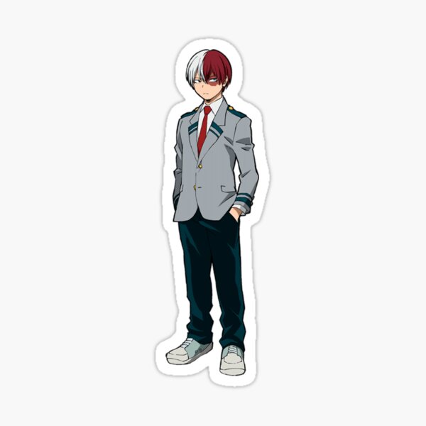 "Shoto Todoroki MHA" Sticker for Sale by kevinzz | Redbubble