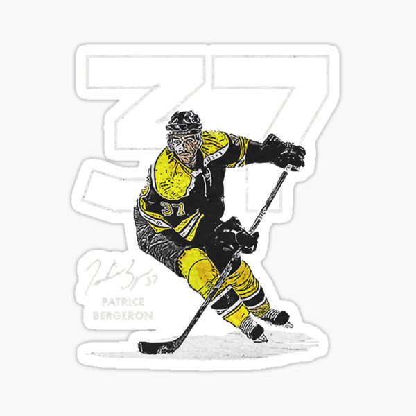 "patrice bergeron outline" Sticker for Sale by mahascript | Redbubble