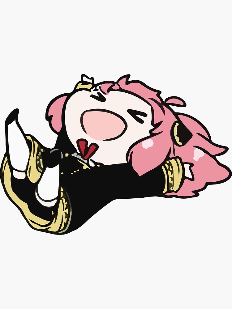 "Anya Chibi Kawaii" Sticker for Sale by MangaMolly | Redbubble