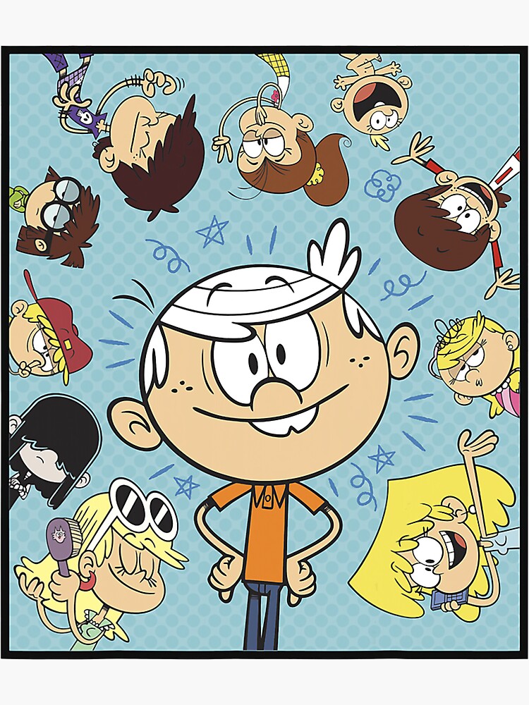 "The Loud House Group Circle Portrait" Sticker for Sale by ...