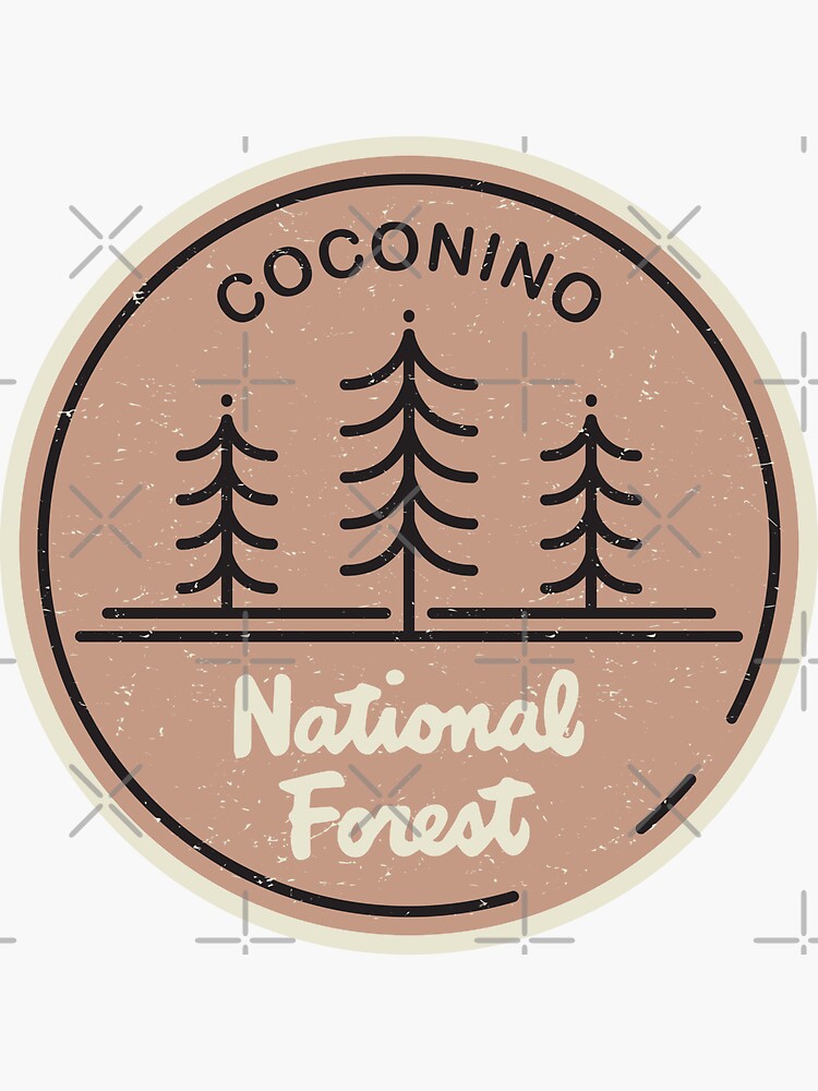 "Coconino National Forest" Sticker for Sale by studio838 | Redbubble