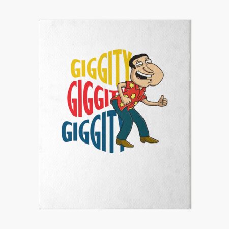 "Quagmire Giggity Giggity Giggity" Art Board Print for Sale by Tahoo ...