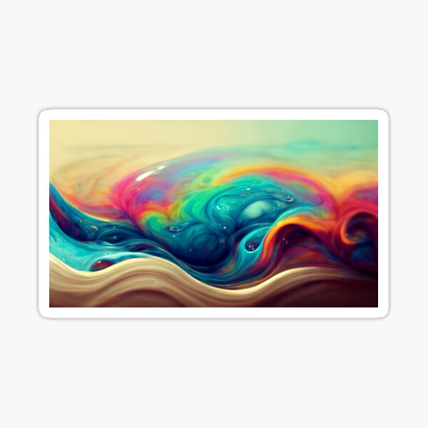 "Colored liquid" Sticker for Sale by Rudih1 | Redbubble