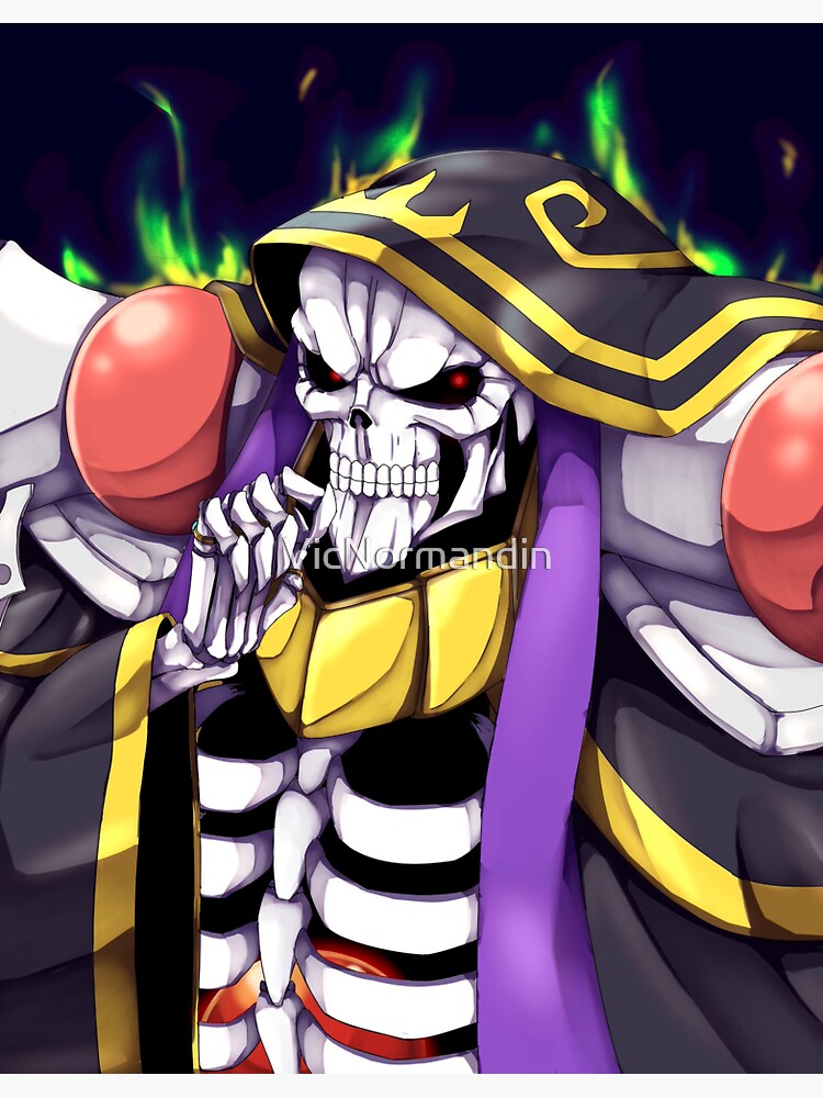 "Ainz Ooal Gown" Sticker for Sale by VicNormandin | Redbubble