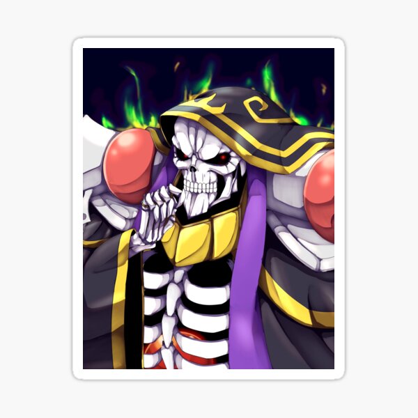 "Ainz Ooal Gown" Sticker for Sale by VicNormandin | Redbubble