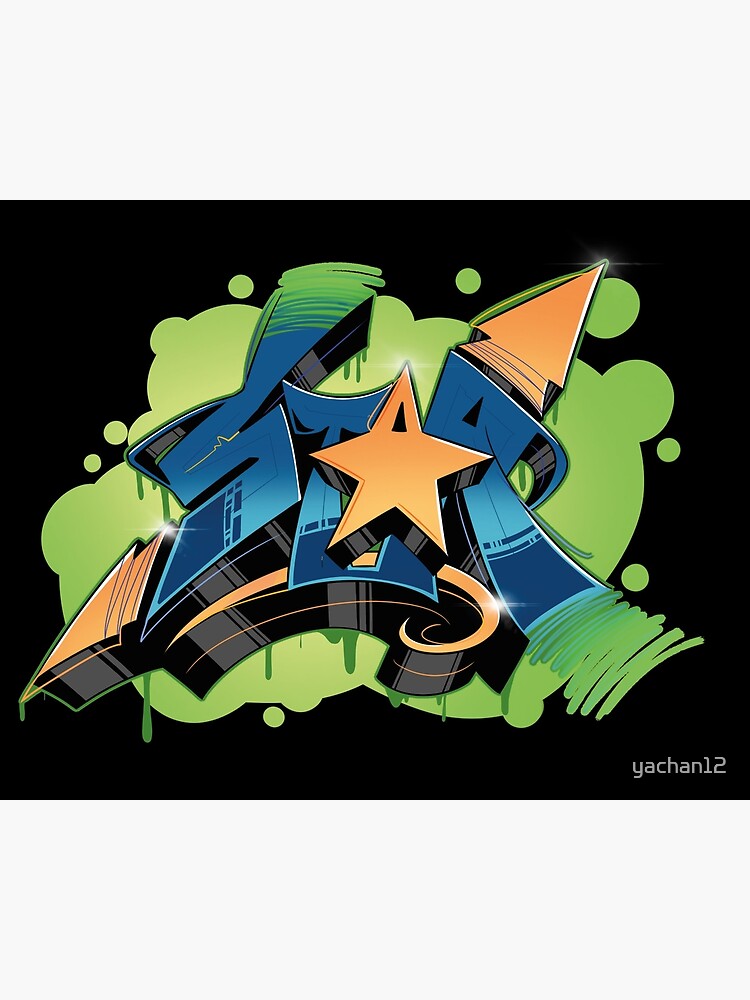 "Graffiti, Star" Poster for Sale by yachan12 | Redbubble