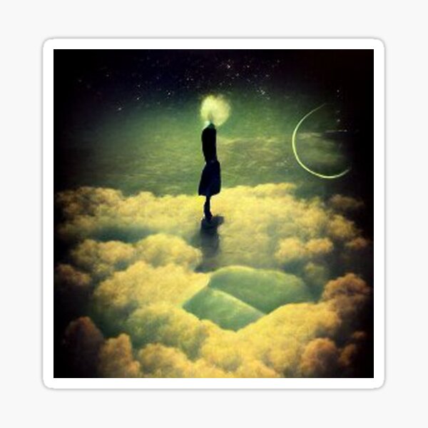 "Dream not found Art" Sticker for Sale by Chrustalev | Redbubble