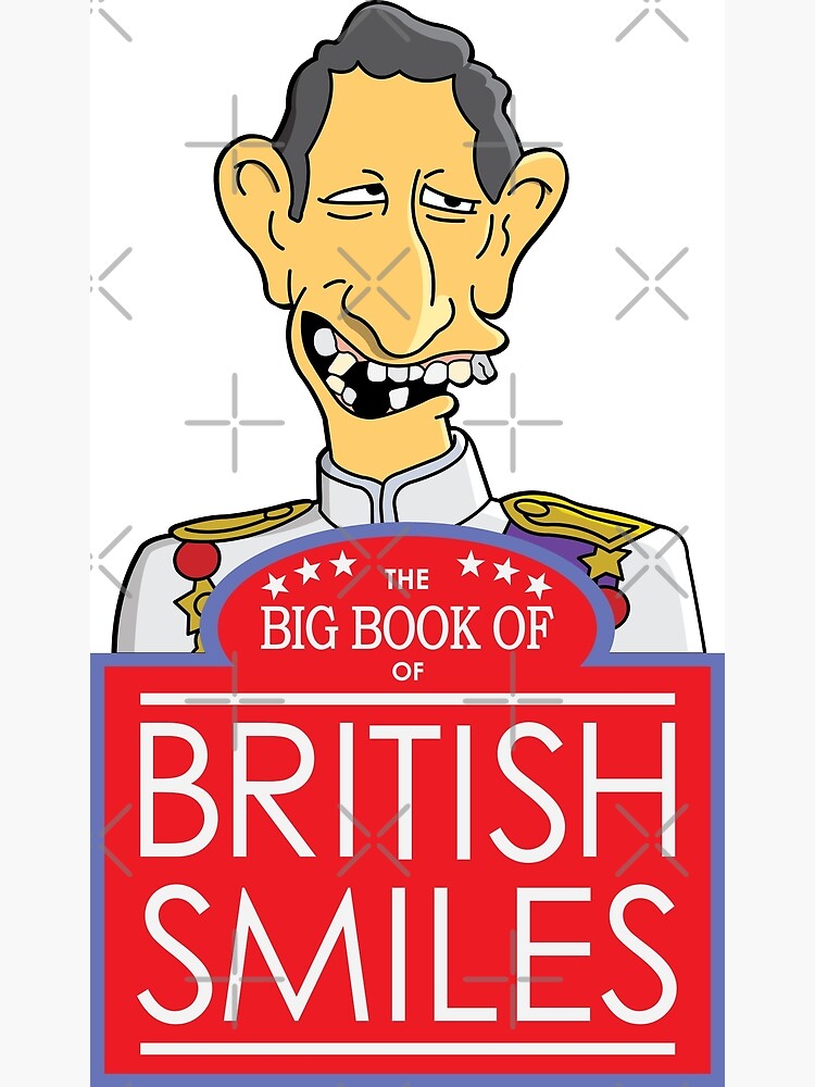"The Big Book Of British Smiles" Poster for Sale by rockbottomau ...
