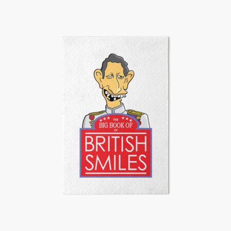 "The Big Book Of British Smiles" Art Board Print for Sale by ...