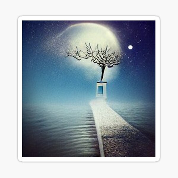 "Dream not found Art" Sticker for Sale by Chrustalev | Redbubble