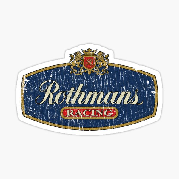 "Motorsports Rothmans Racing 1982 " Sticker for Sale by MichaeB | Redbubble
