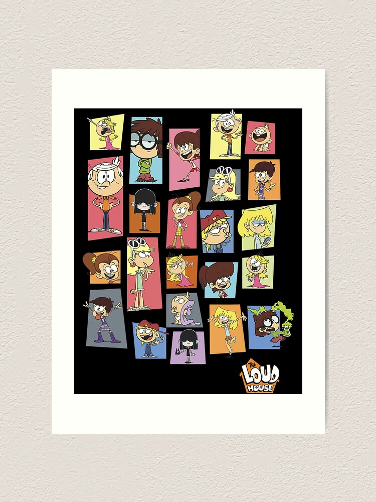 "The Loud House Colorful Panels Logo" Art Print for Sale by pownell3c ...