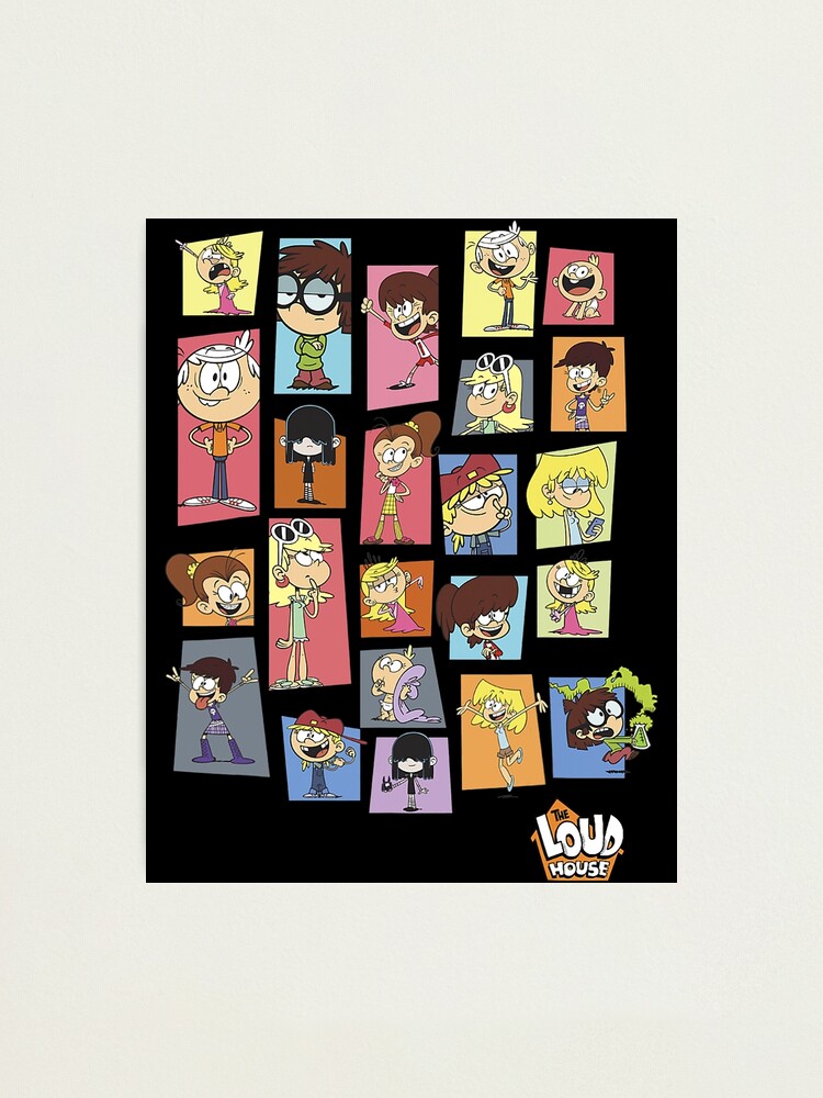 "The Loud House Colorful Panels Logo" Photographic Print for Sale by ...