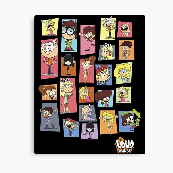"The Loud House Colorful Panels Logo" Canvas Print for Sale by ...
