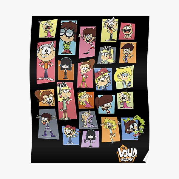 "The Loud House Colorful Panels Logo" Poster for Sale by pownell3c ...