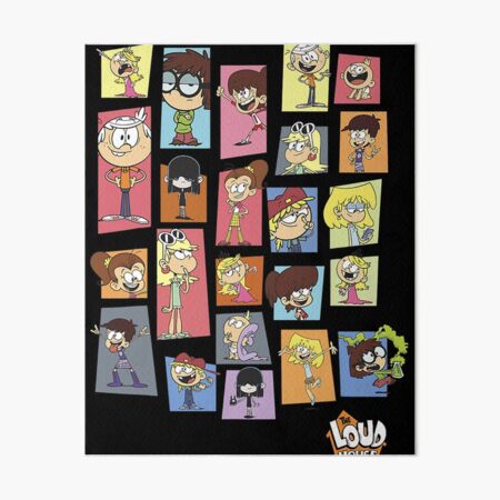 "The Loud House Colorful Panels Logo" Art Board Print for Sale by ...