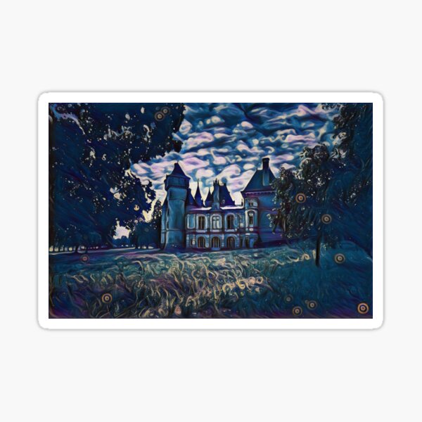 "MYSTIC CASTLE" Sticker for Sale by KatisDesign | Redbubble