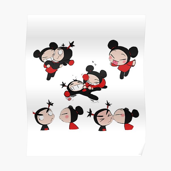 "Pucca Pack" Poster for Sale by MarcelaNobrega | Redbubble