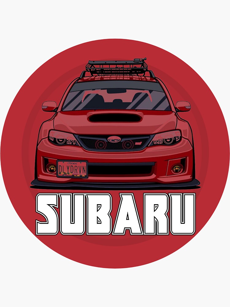 "Subaru design for a Subaru fan" Sticker for Sale by ashiqshop | Redbubble