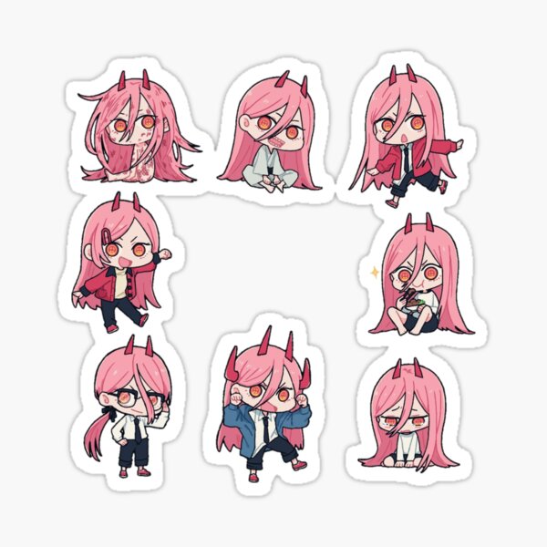 "Chainsaw man power" Sticker for Sale by ZORO-DESIGN | Redbubble