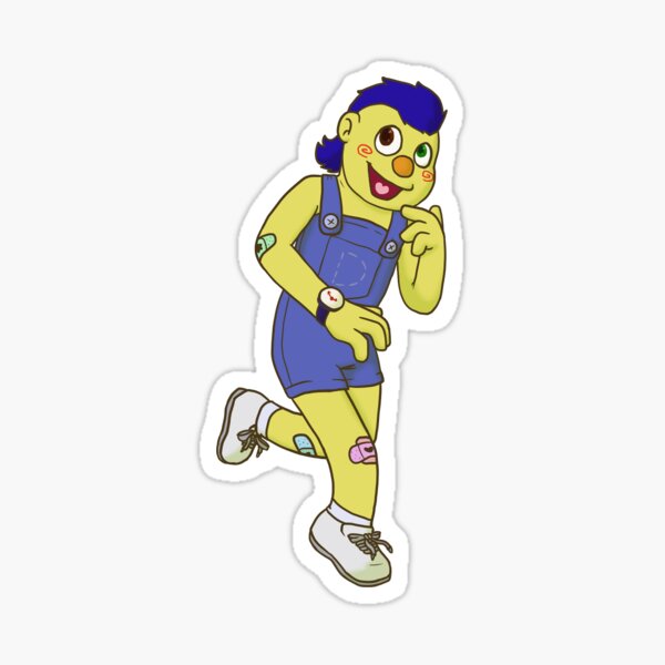 "Don't Hug Me I'm Scared - Yellow Guy" Sticker for Sale by Iscopeeee ...