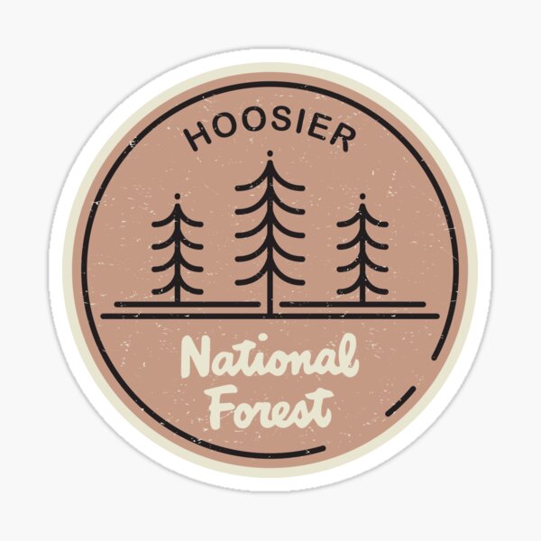 "Hoosier National Forest" Sticker for Sale by studio838 | Redbubble