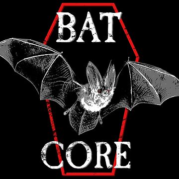 "Bat-Core logo" Sticker for Sale by Bat-Core | Redbubble