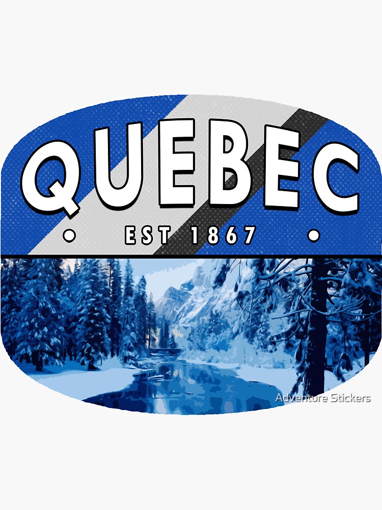 "Quebec" Sticker for Sale by tysonK | Redbubble