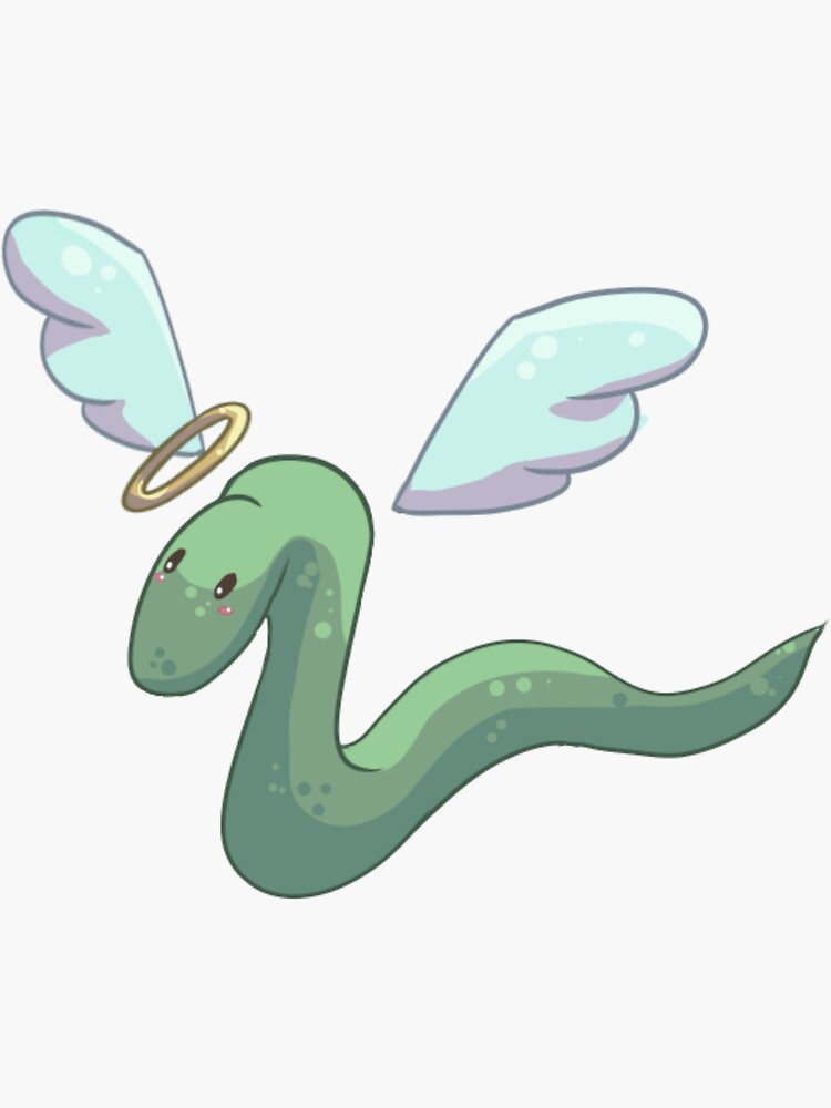 "angelic serpent" Sticker for Sale by Animyx | Redbubble