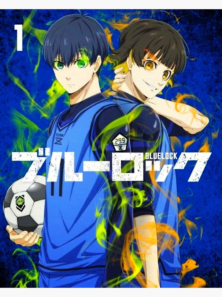 "Blue lock" Sticker for Sale by ZORO-DESIGN | Redbubble