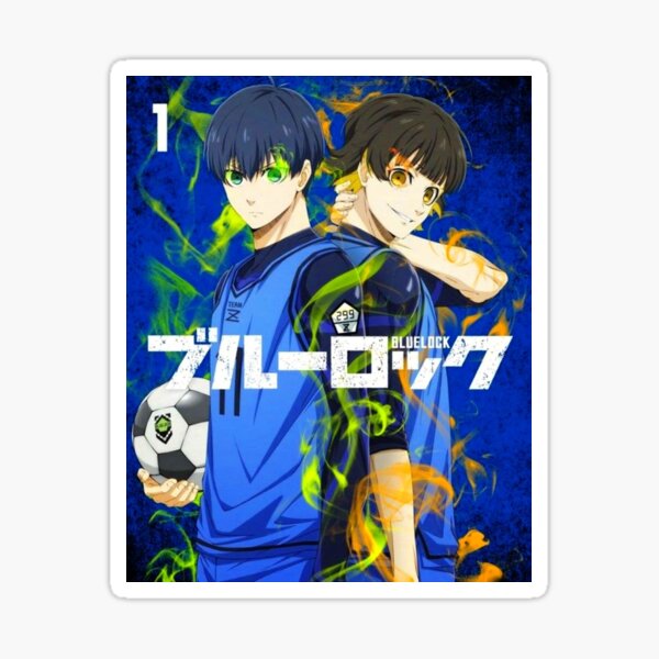 "Blue lock" Sticker for Sale by ZORO-DESIGN | Redbubble