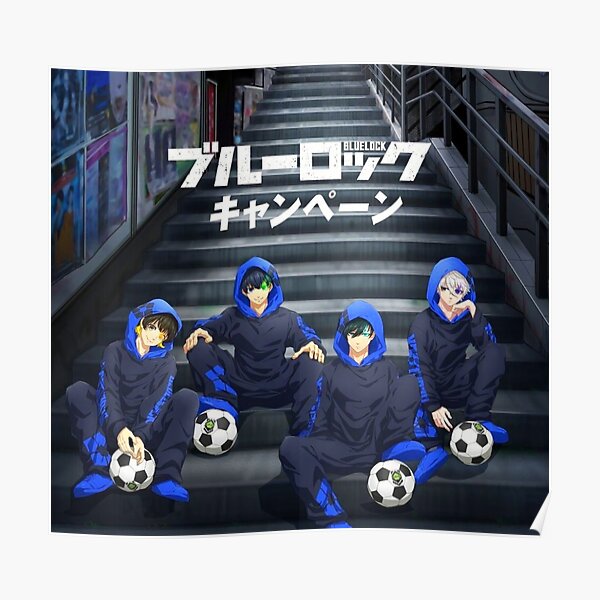 "Blue lock" Poster for Sale by ZORO-DESIGN | Redbubble